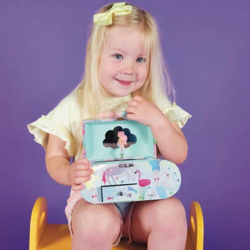 Caixa de Música - Guarda-Joias Infantil Fantasy Cloud - Floss & Rock